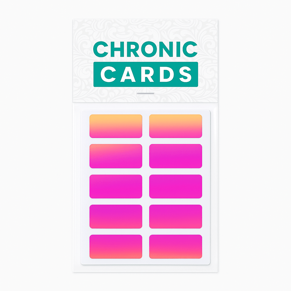 Browse All One-Touch Stickers & Custom Stickers | Chronic Sports Cards ...